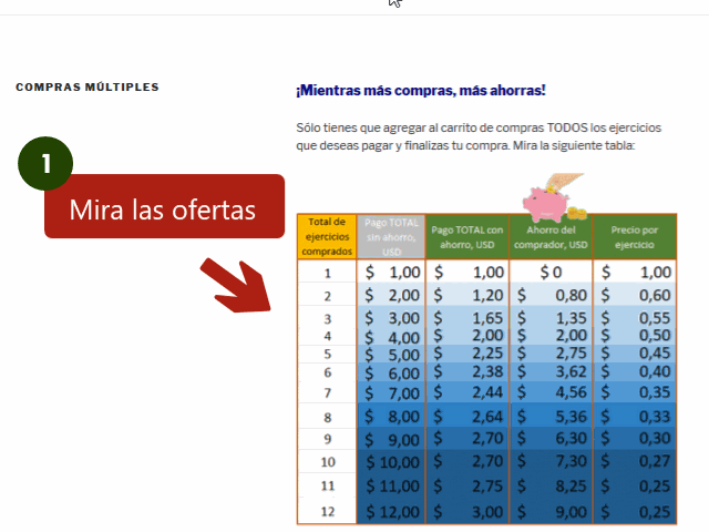 Compras por volumen – Tutor Universitario